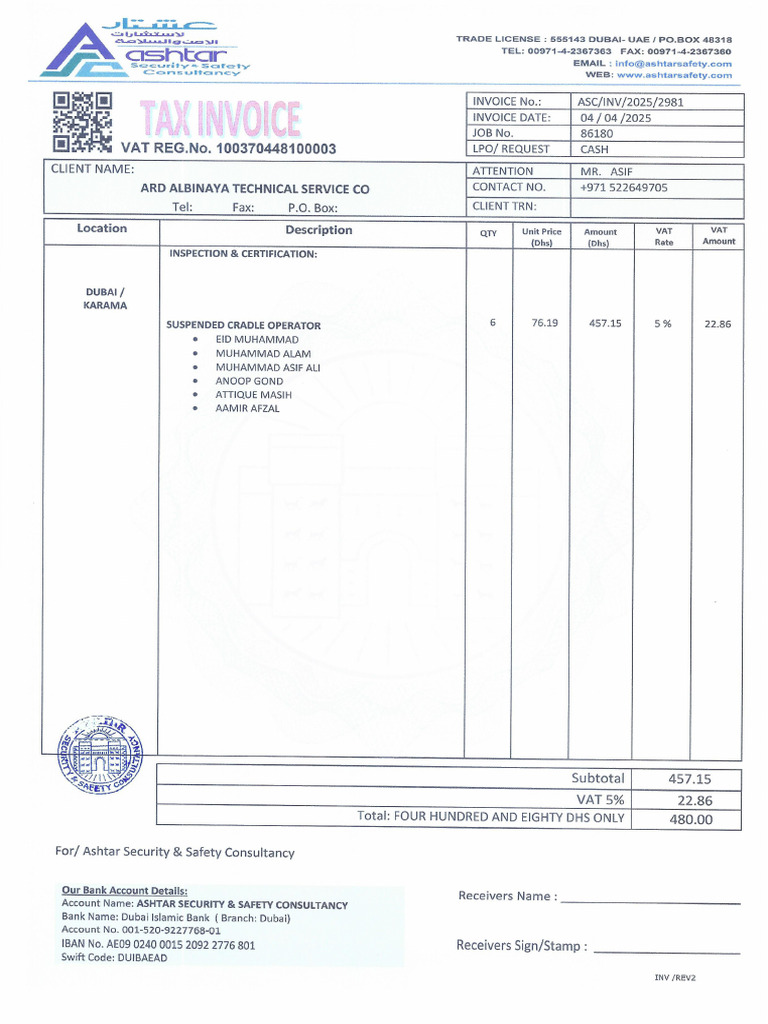 Inv 2981 Ard Al Binaya | PDF