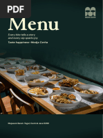 Menu Bakmi Sedjuk dan Kopi | PDF