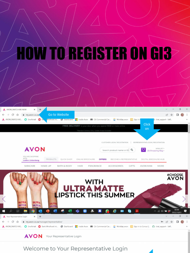 How To Register On Gi3 | PDF