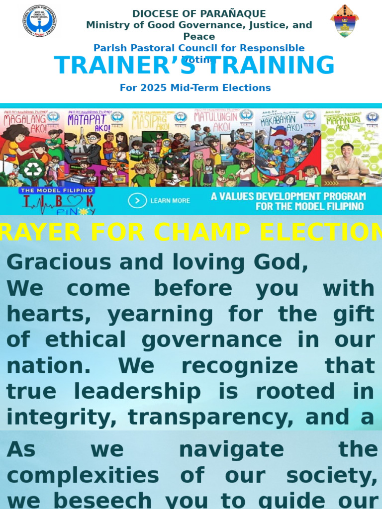 Parañaque 2025 Election Training Guide | PDF | Ballot | Voting