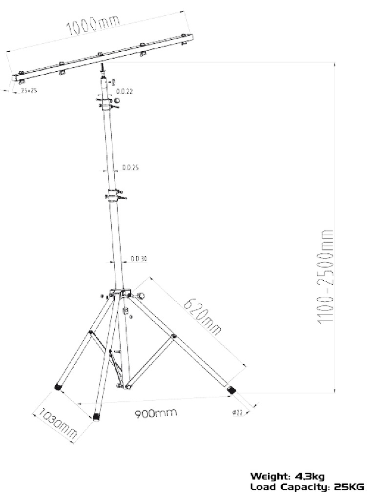 Lts 6 Lighting Stand Dimensions | PDF