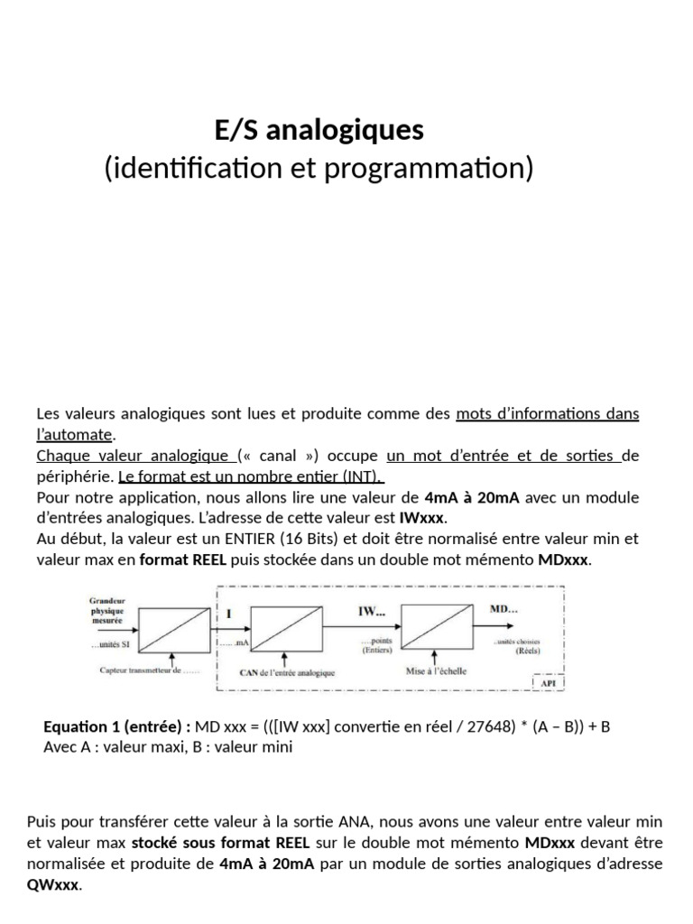 Programmation analogiques | PDF | Données informatiques | Architecture ...