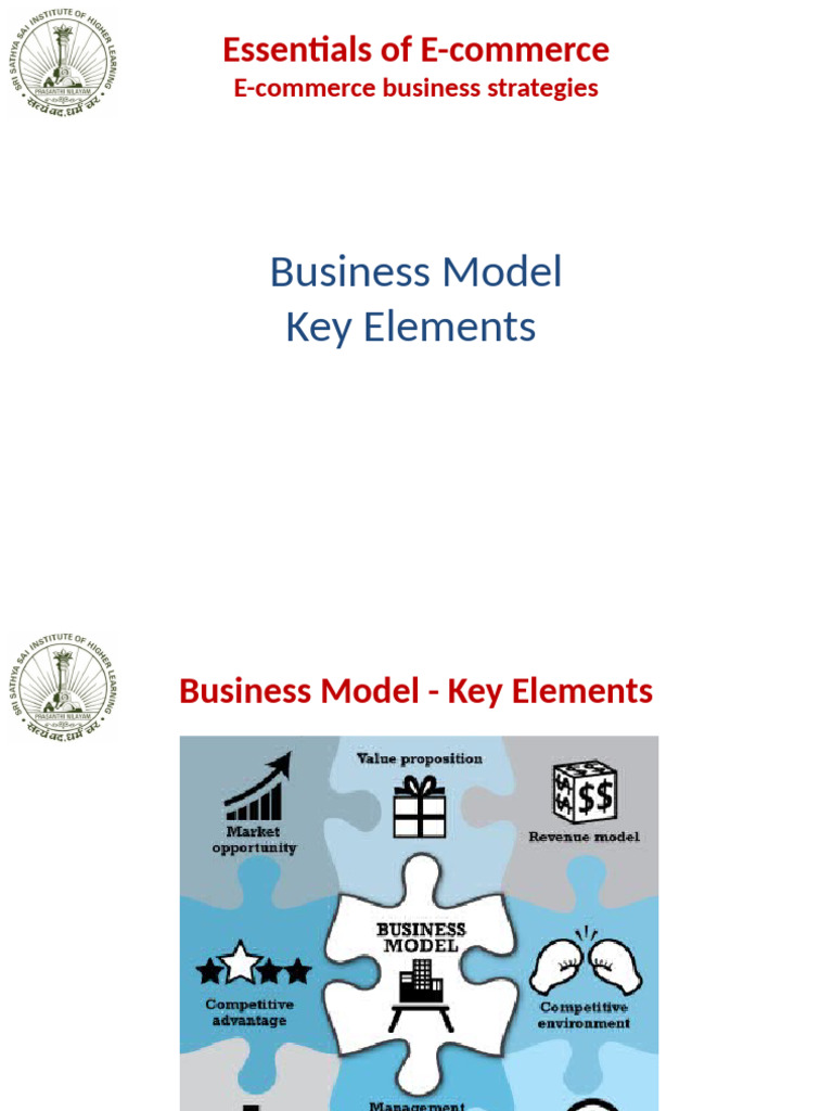 Key Elements of E-commerce Business Models | PDF | Competitive ...