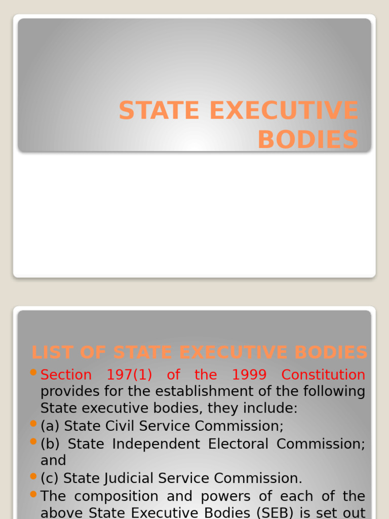 Overview of State Executive Bodies | PDF | Court Of Appeal Of Singapore ...