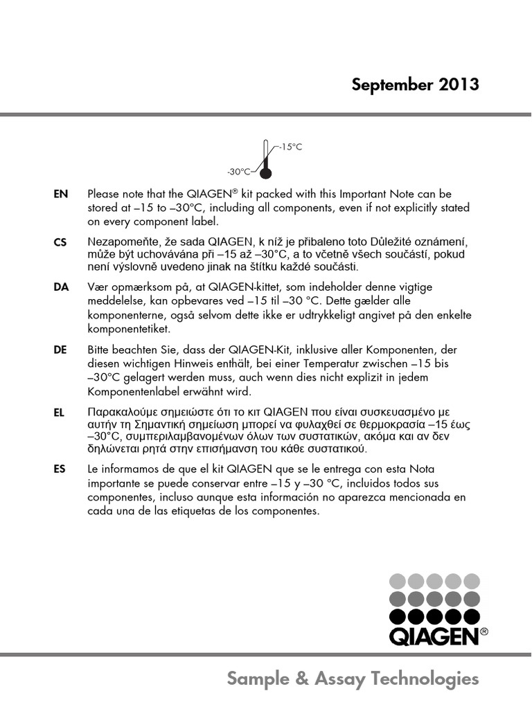 EN Artus HCV RG RT PCR Kit Handbook | PDF | Reverse Transcription ...