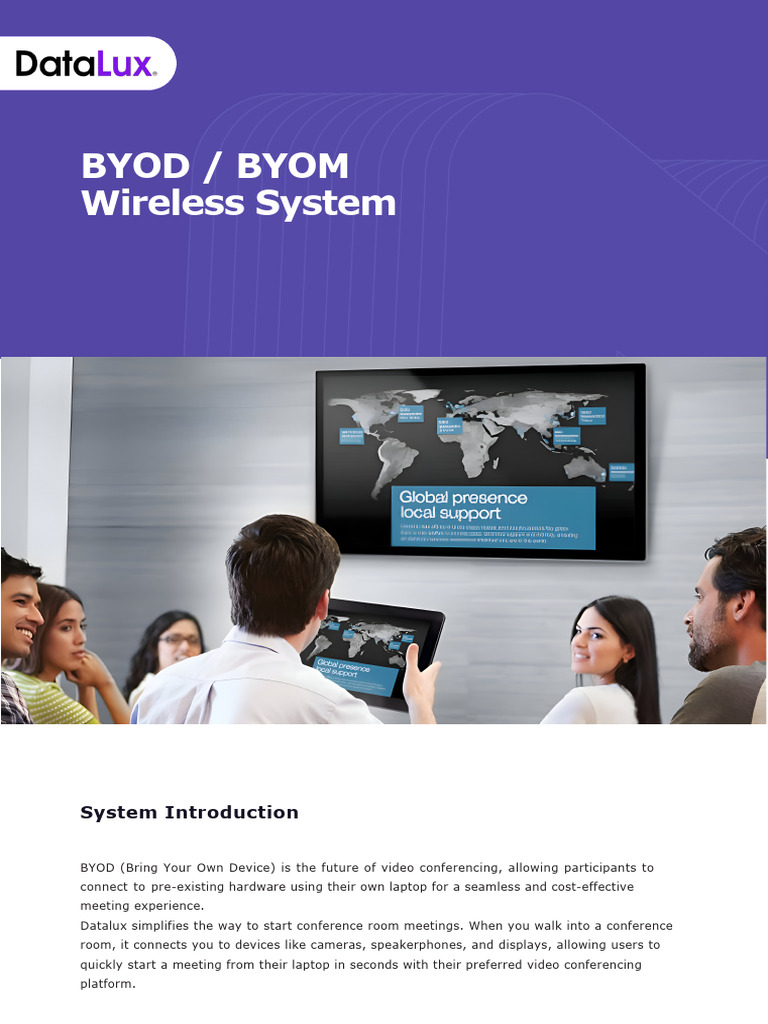 Datalux Wireless Presentation - BYOD | PDF | Usb | Video