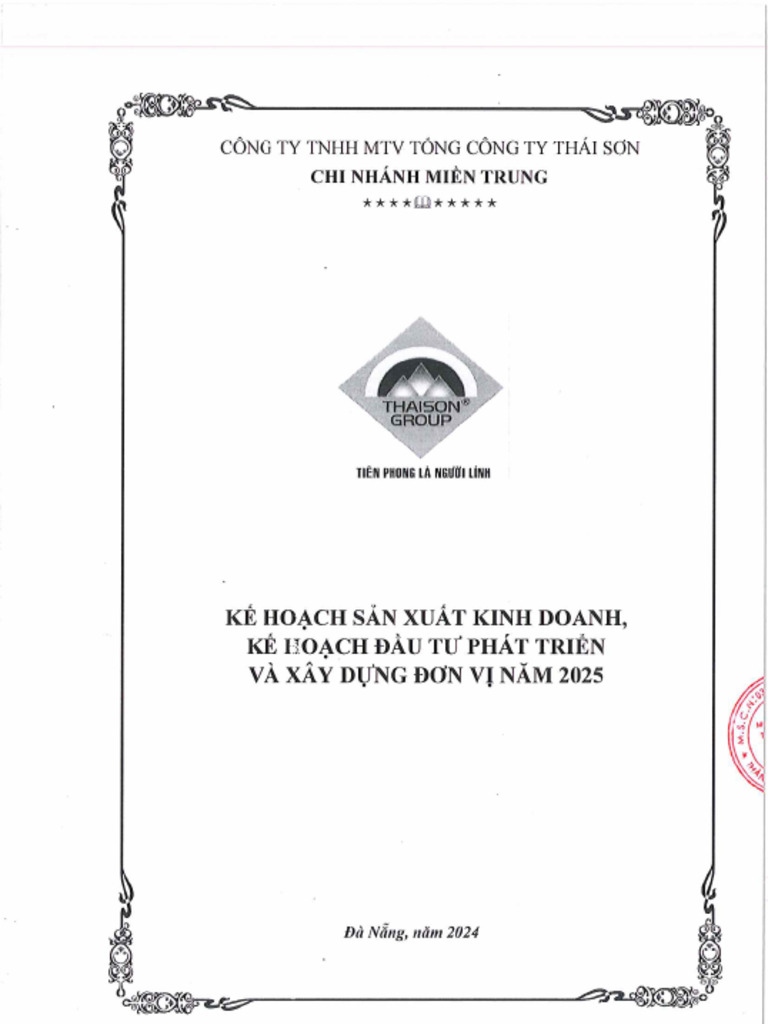 Phụ Lục Kế Hoạch 2024 - CNMT | PDF