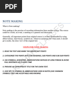 Note-taking Abbreviations List | PDF