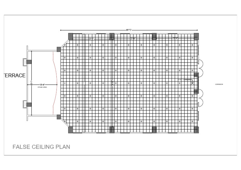 Auditorium False Ceiling Sm | PDF