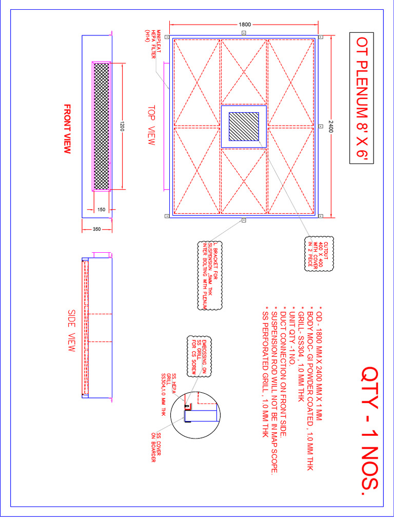 Ot Plenum Ga Drawing - 8 x 6 | PDF
