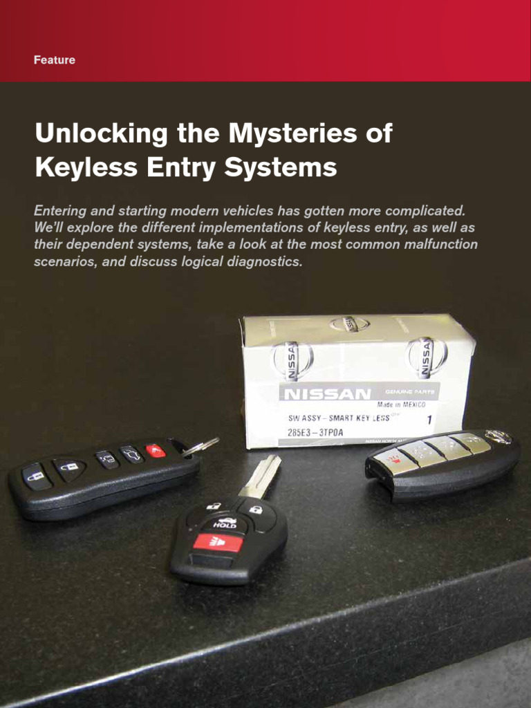 Unlocking Mysteries of Keyless Entry Systems | PDF | Manufactured Goods