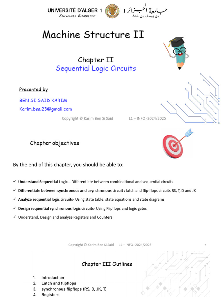 Chapter 3 Sequential Logic K BEN SI SAID | PDF | Logic Gate | Electronic Design