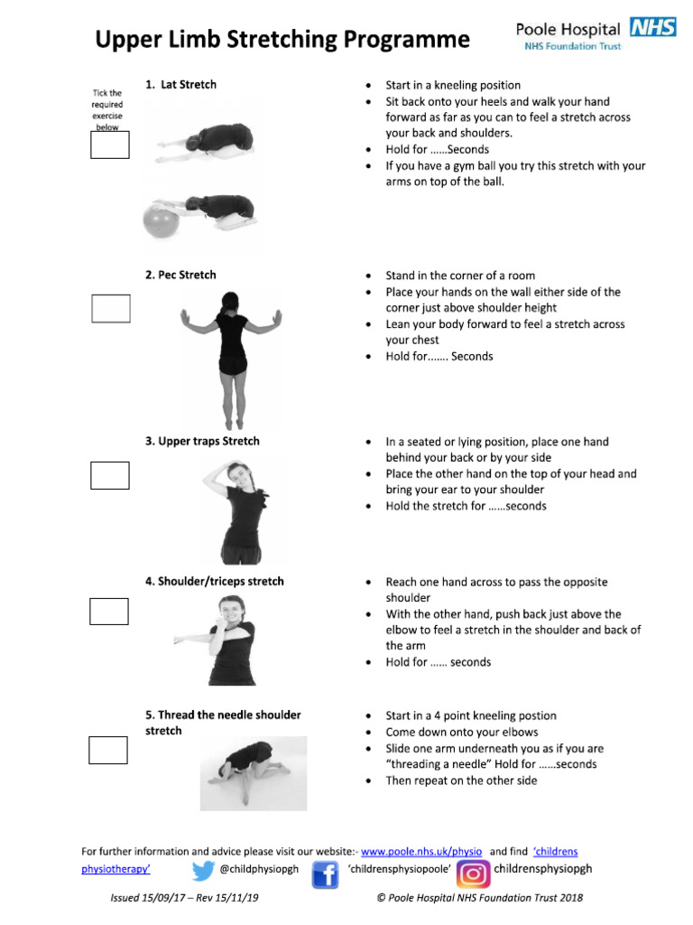 Upper Extremity Exercise | PDF