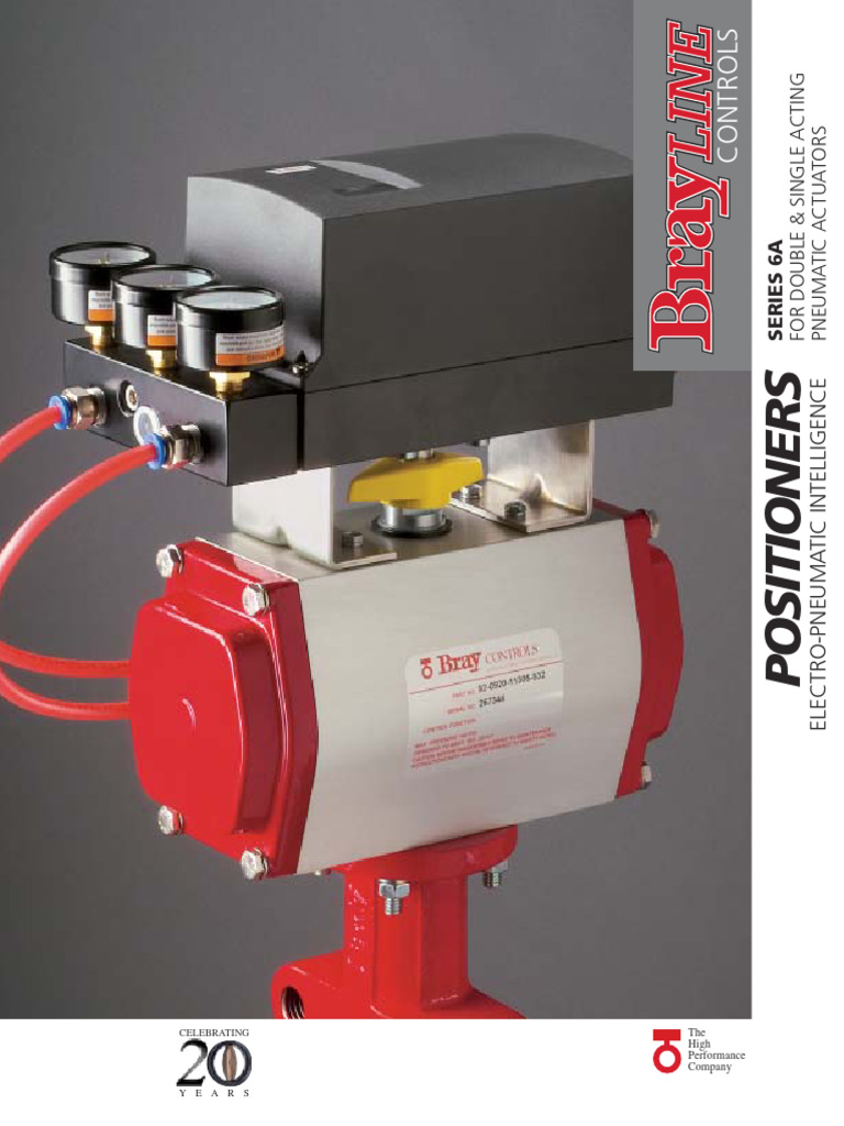 Bray Series 6A - SMART Positioner | PDF | Valve | Calibration
