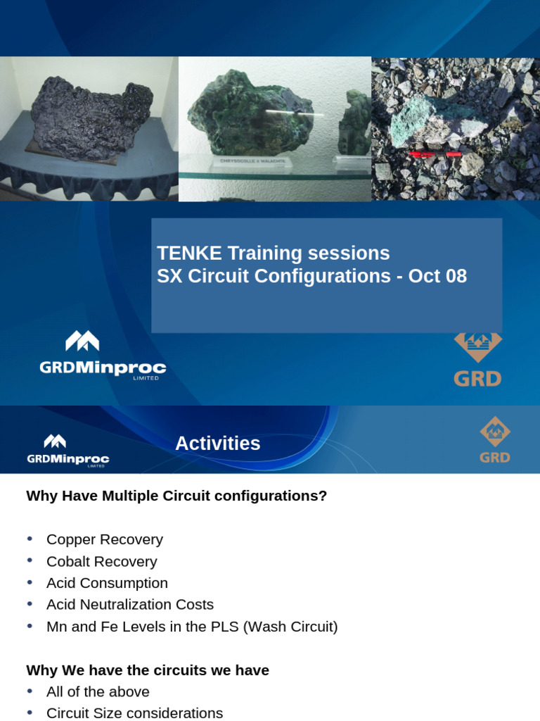 TFM SX Circuit Configurations - Presentation .5ppt | PDF | Manganese | Mining