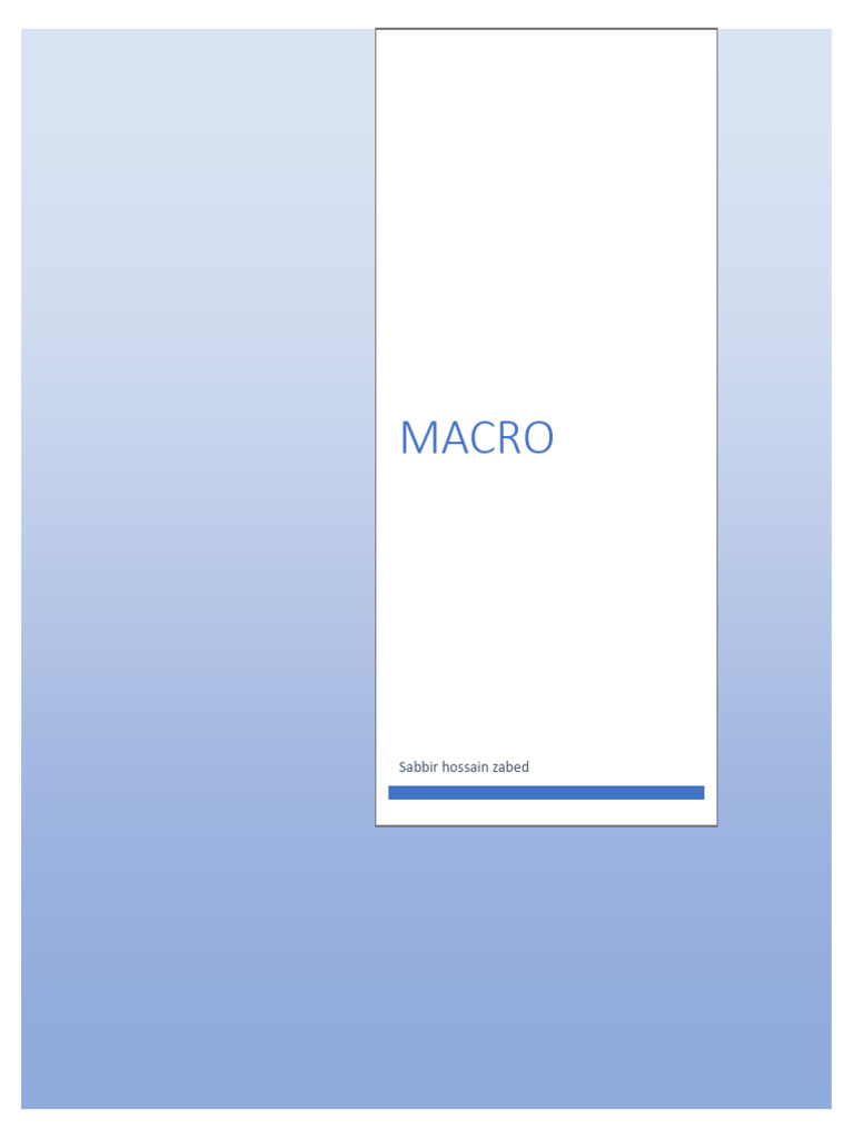 Macro QS | PDF | Unemployment | Labour Economics