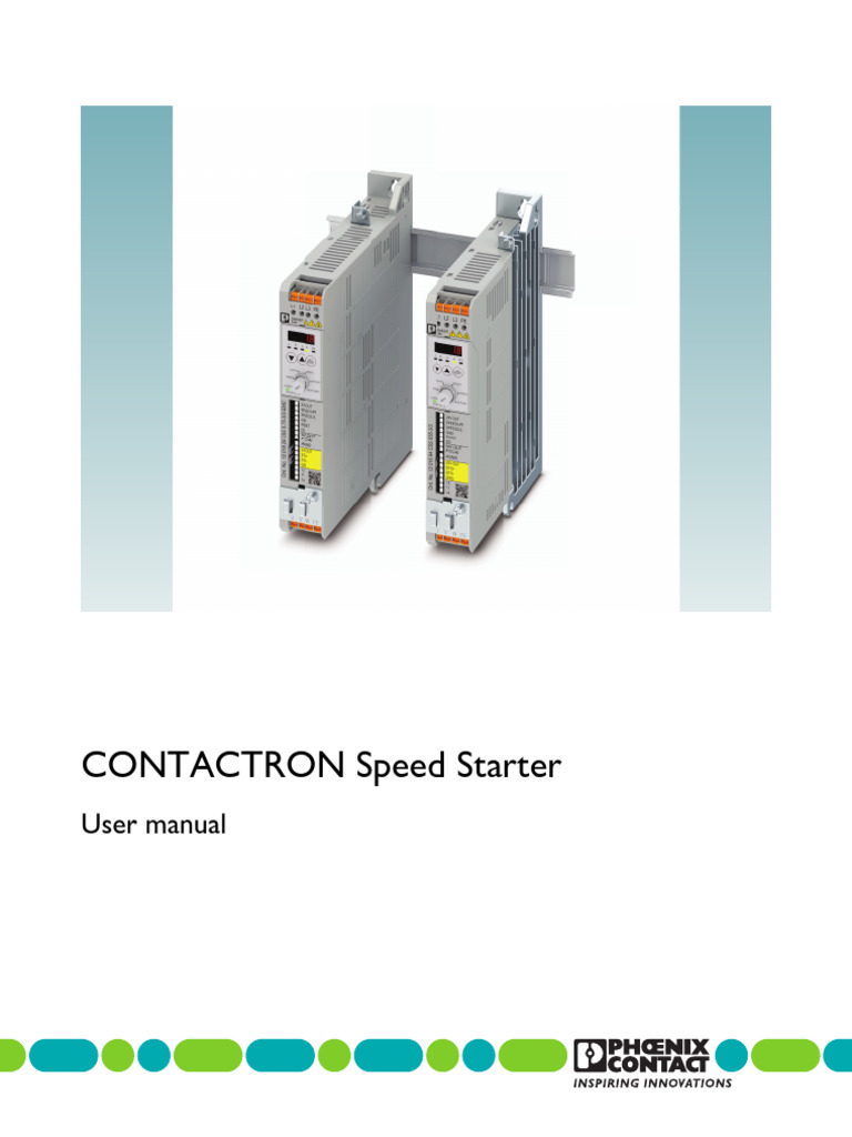 Um en Contactron Speed Starter 109908 en 01 | PDF | Power Supply | Electromagnetism