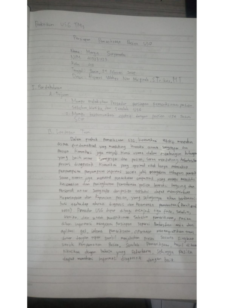 Laprak USG TM3 | PDF