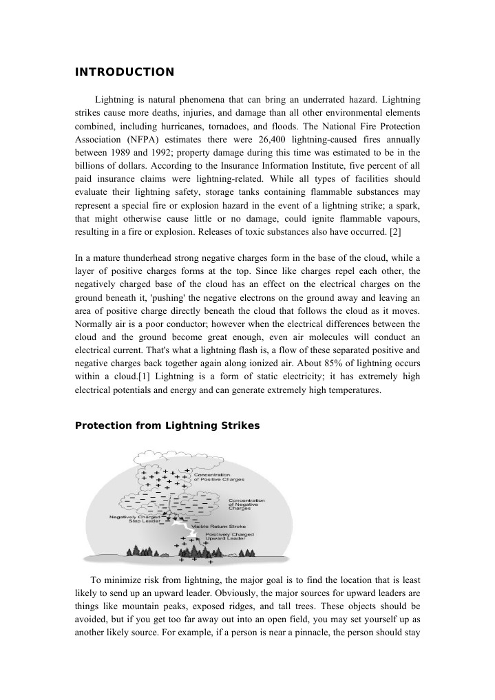 Protection From Lightning Strikes | PDF | Lightning | Coma