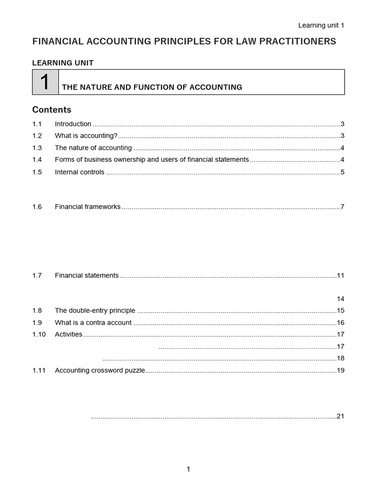 Fac1503 - Units 1 To 5 | PDF | Debits And Credits | International Financial Reporting Standards