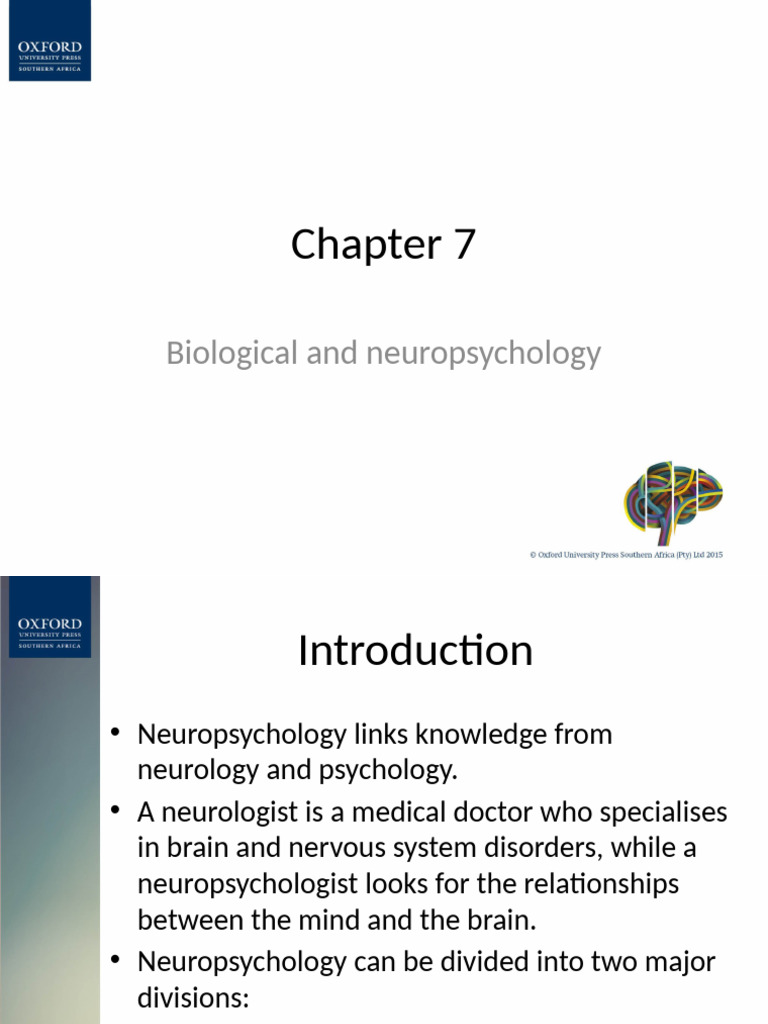Introduction to Neuropsychology Basics | PDF | Central Nervous System ...