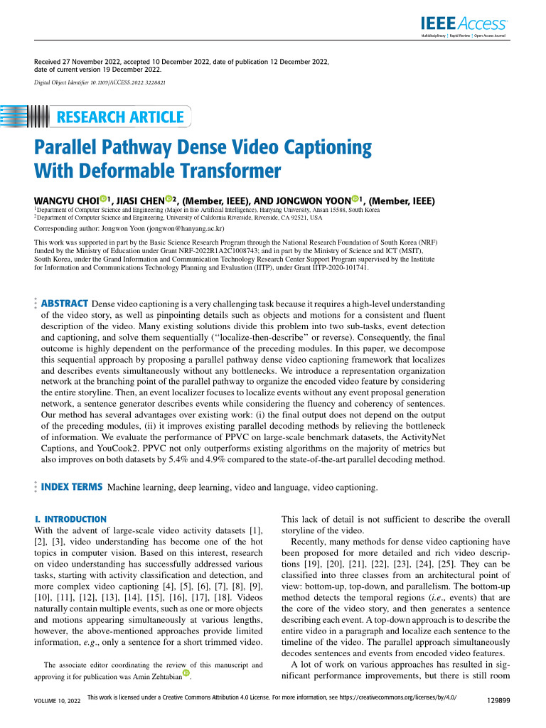 Parallel_Pathway_Dense_Video_Captioning_ 2022 | PDF | Algorithms | Learning