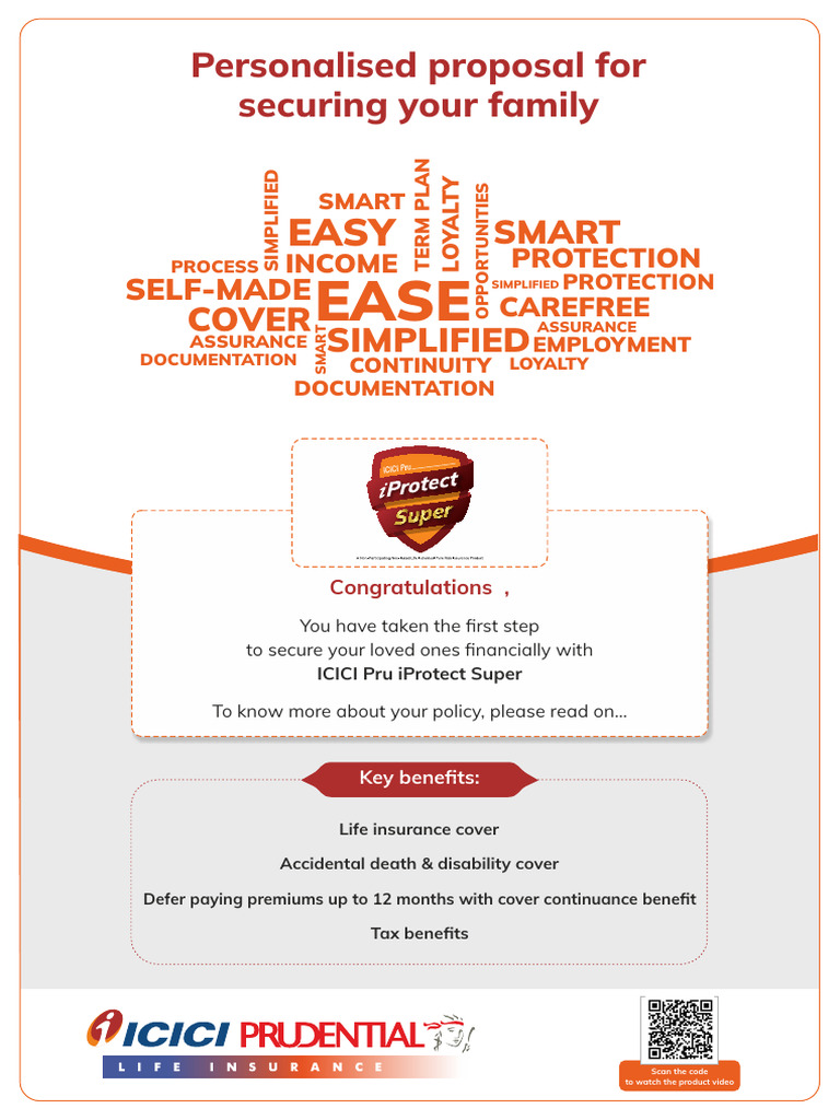 i Protect Super With Atpd+Accidental Death Rider | PDF | Insurance ...