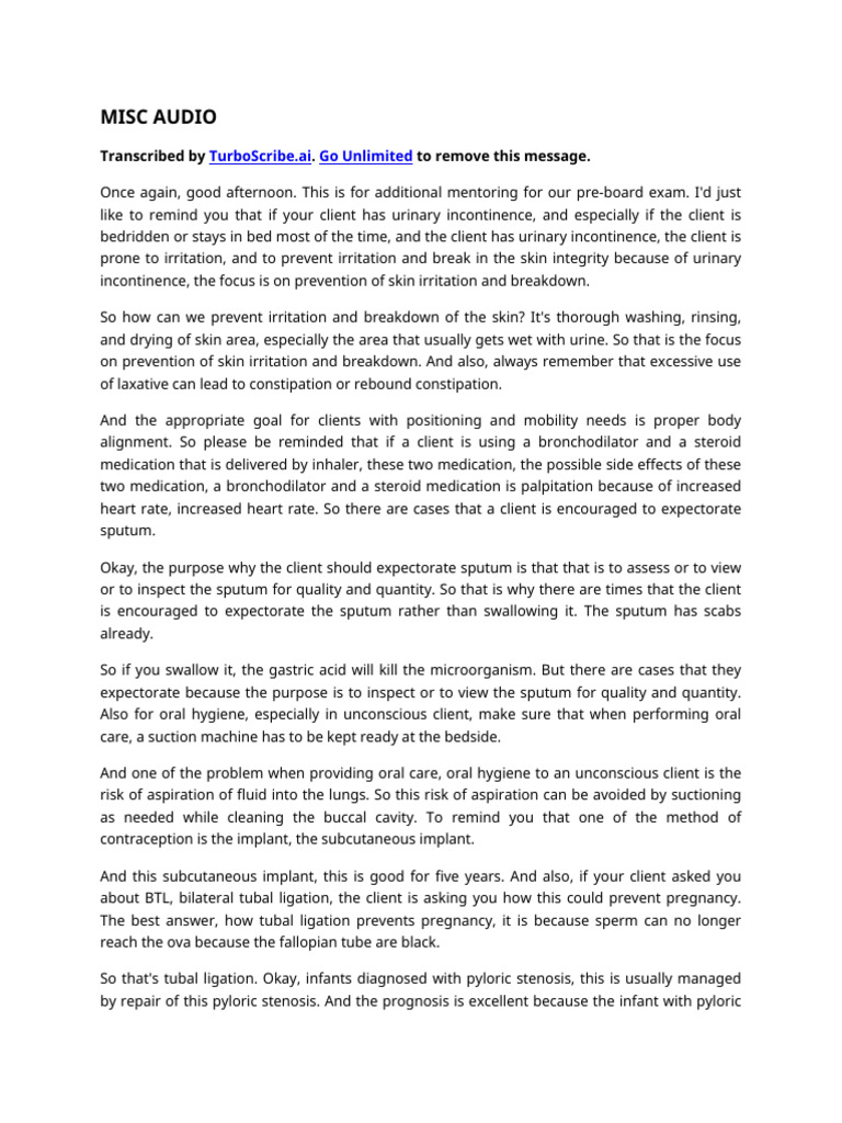 Additional Mentoring TRANSCRIBED | PDF | Breast Cancer | Cancer