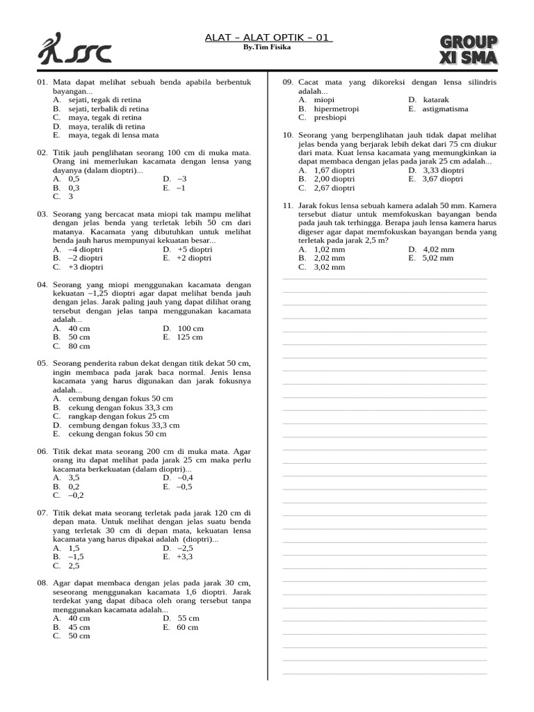 Alat - Alat Optik 01 | PDF