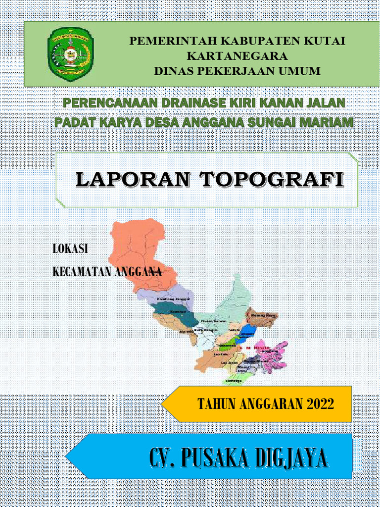 Perencanaan Drainase Anggana 2022 | PDF