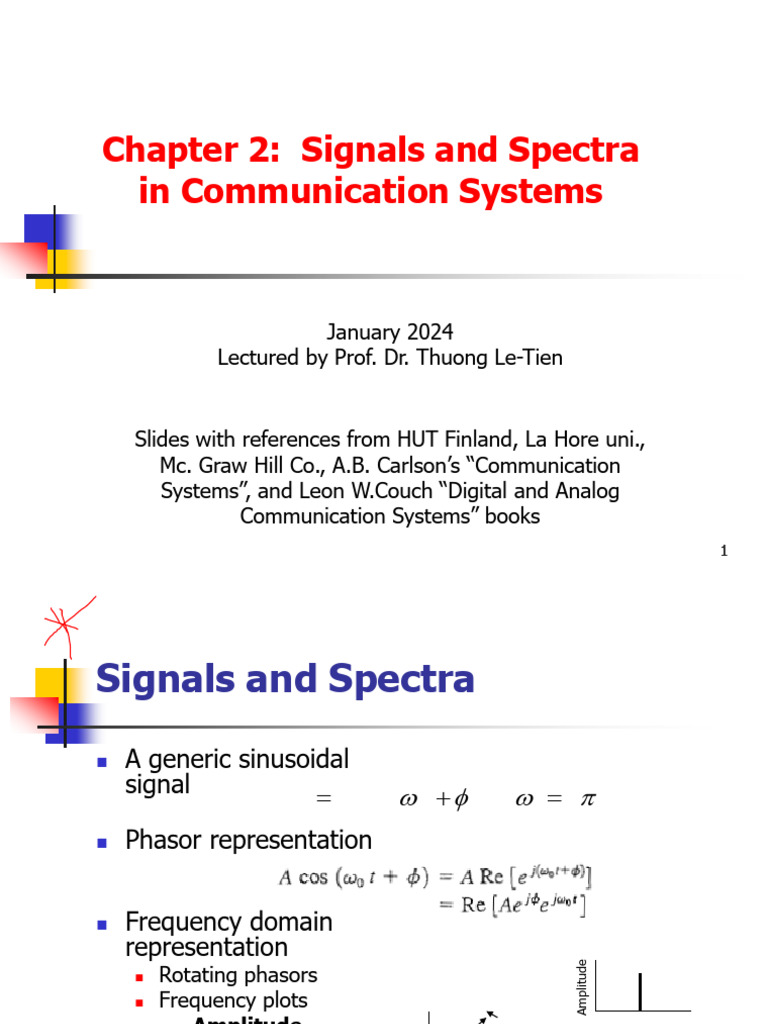 C2 SignalSystems CSE2024 | PDF | Spectral Density | Decibel