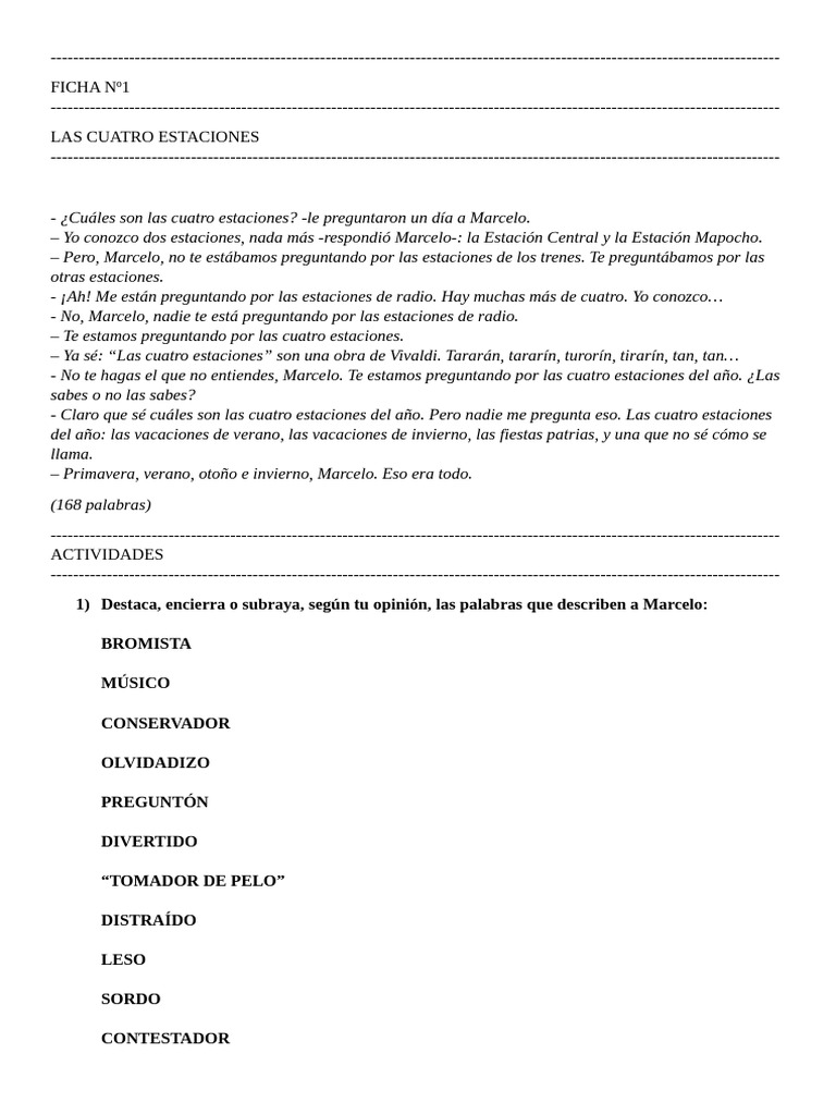 REFUERZO 1 2024 | PDF