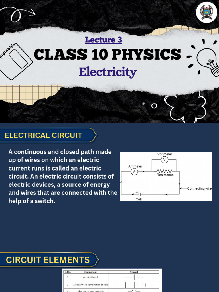 Class 10 Electricity Lecture 3 | PDF