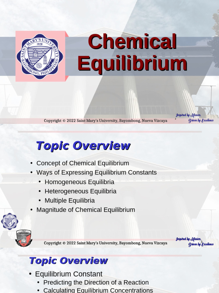 06 Chemical Equilibrium | PDF | Chemical Equilibrium | Continuum Mechanics