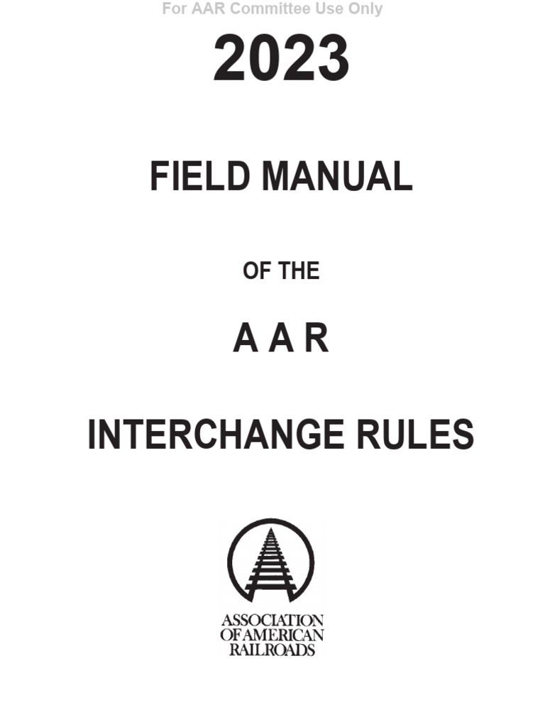 Field Manual of The AAR Interchange Rules - Rule 36 Roller Bearings-Rel ...