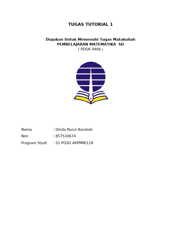 TT1 Pembelajaran Matematika | PDF