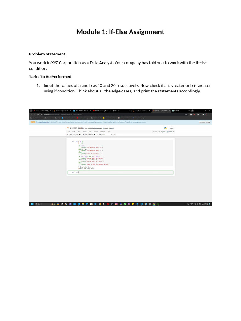 Module 1 Assignment 1 | PDF