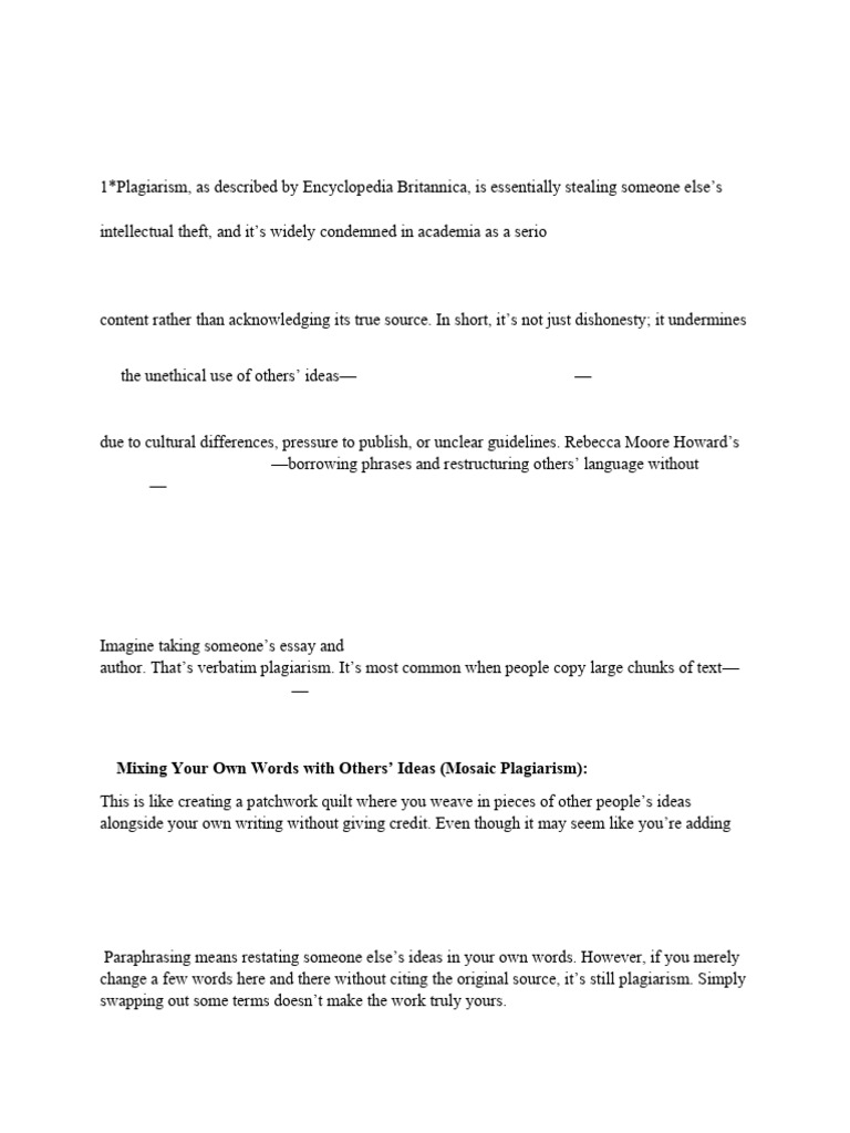 Lecture01-Plagiarism | PDF | Plagiarism