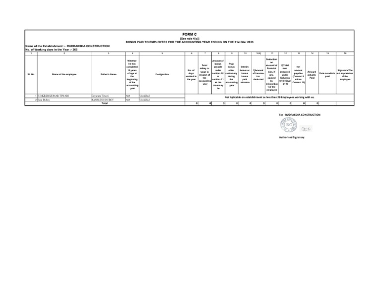 Form C | PDF | Taxes | Government Finances