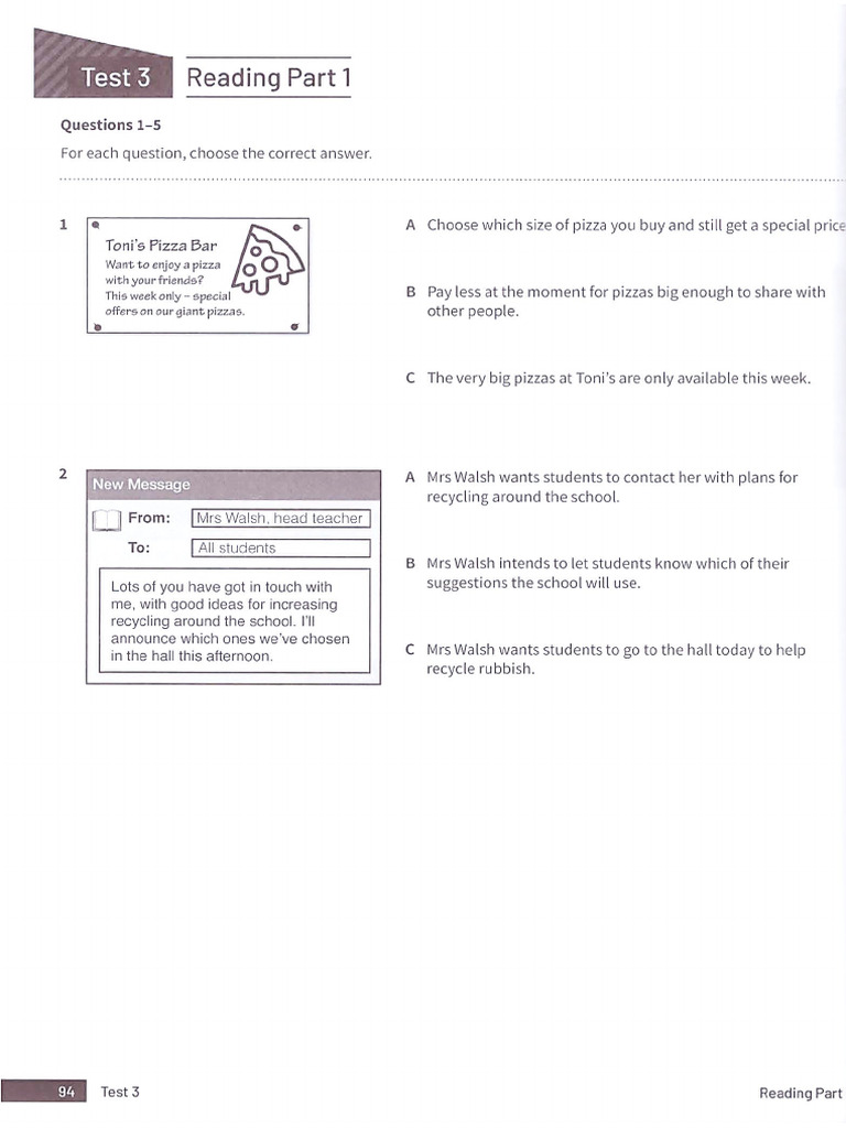 PET P test | PDF