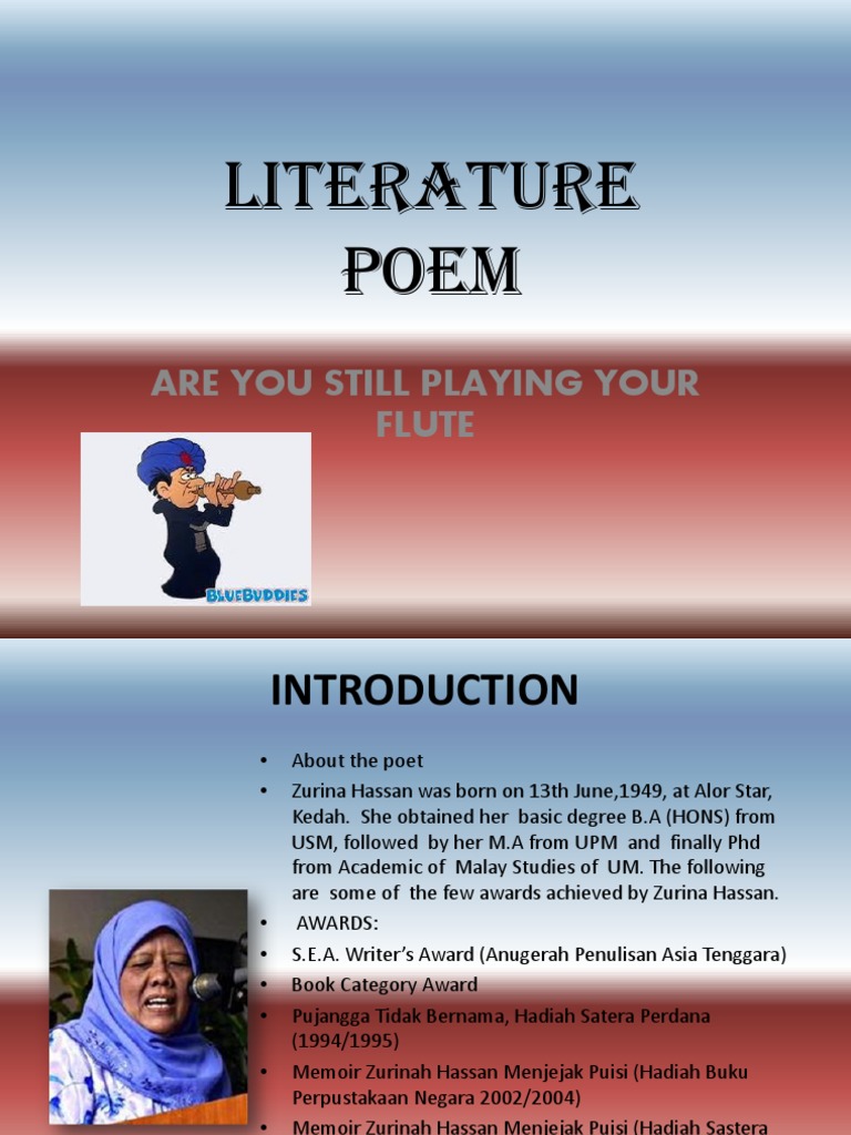 Jiwon Choi's Flute Poem Analysis | PDF | Poetry | Entertainment (General)