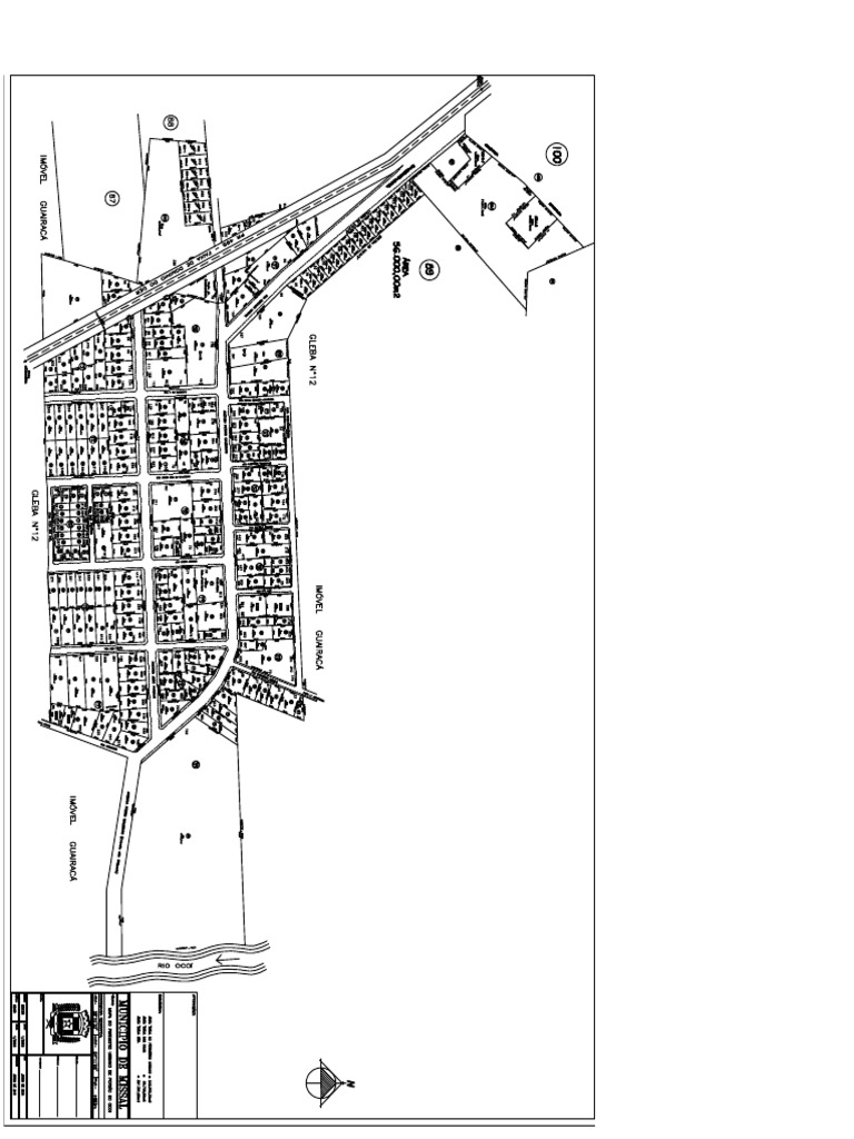 Mapa Portão Ocoi Com Numeração - Dwg17.02.2014-Model | PDF