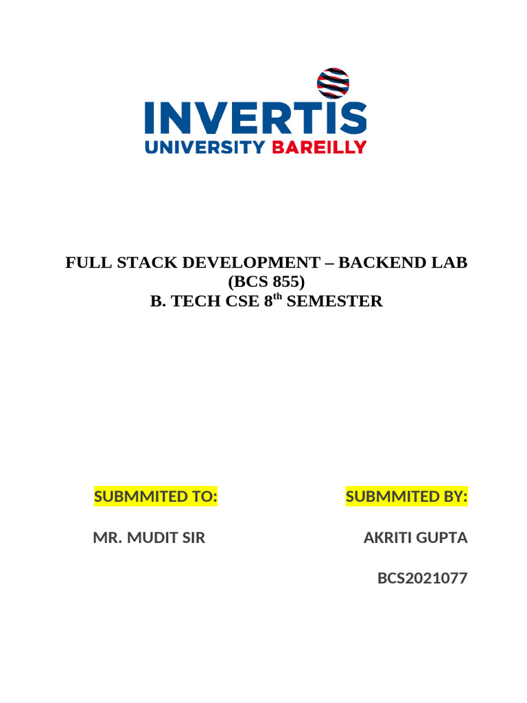 Front Page Akriti | PDF