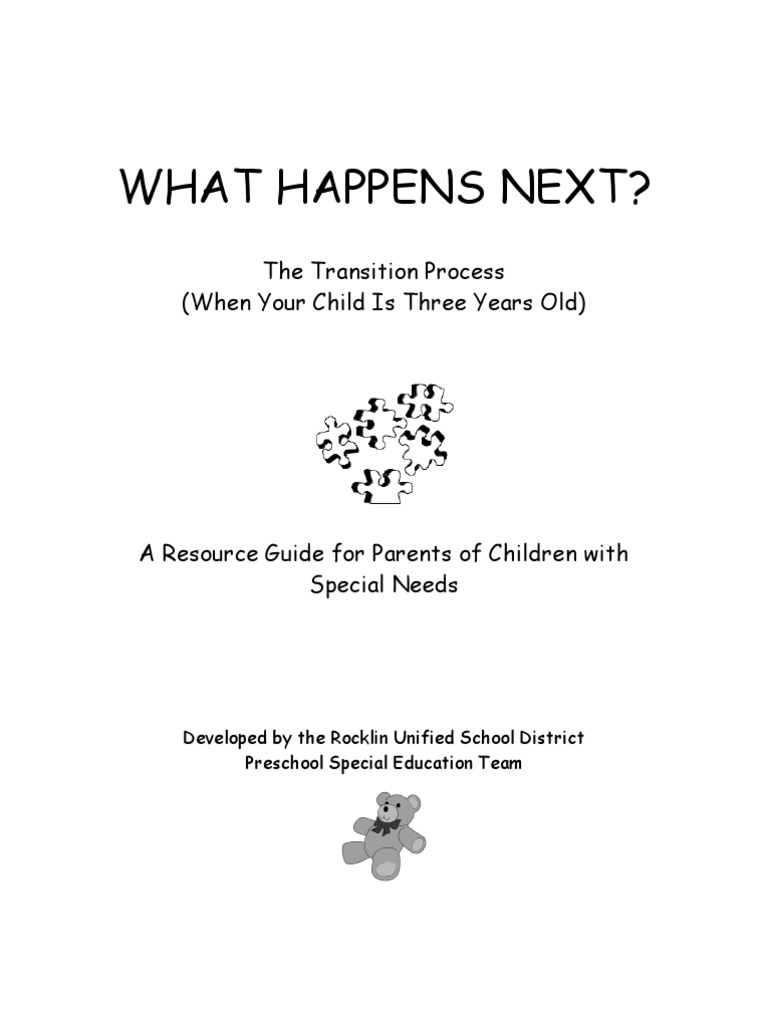 What Happens Next | PDF | Individualized Education Program | Preschool
