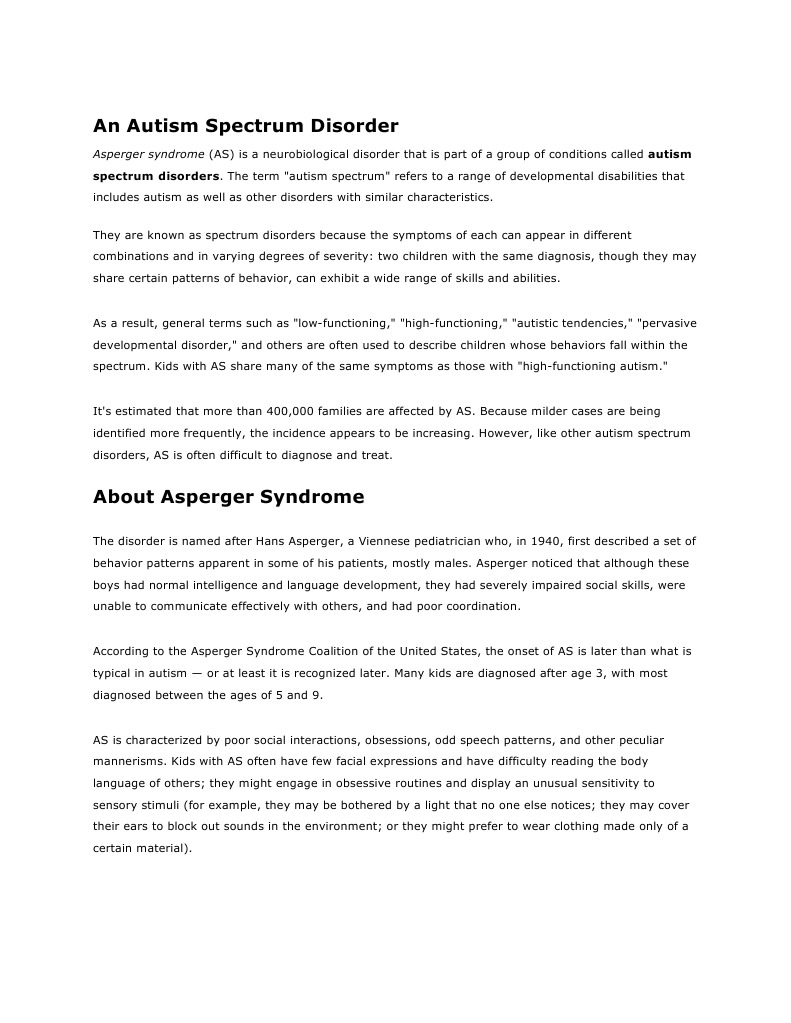 Understanding Asperger's in "Adam" | PDF | Asperger Syndrome | Autism