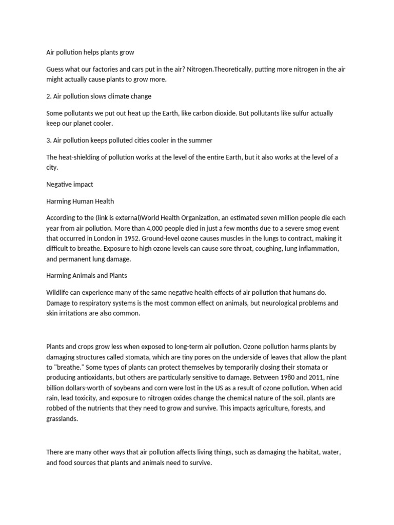 Air Pollution H-WPS Office | PDF | Air Pollution | Ozone Depletion