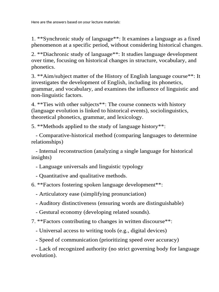 Here Are The Answers Based On Your Lecture Materials | PDF ...