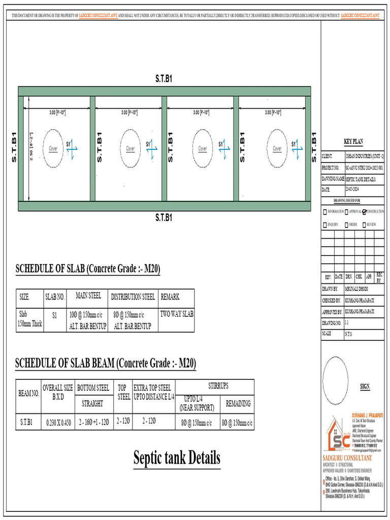 Ishan Industries DRG 1.1 | PDF | Structural Engineering | Concrete