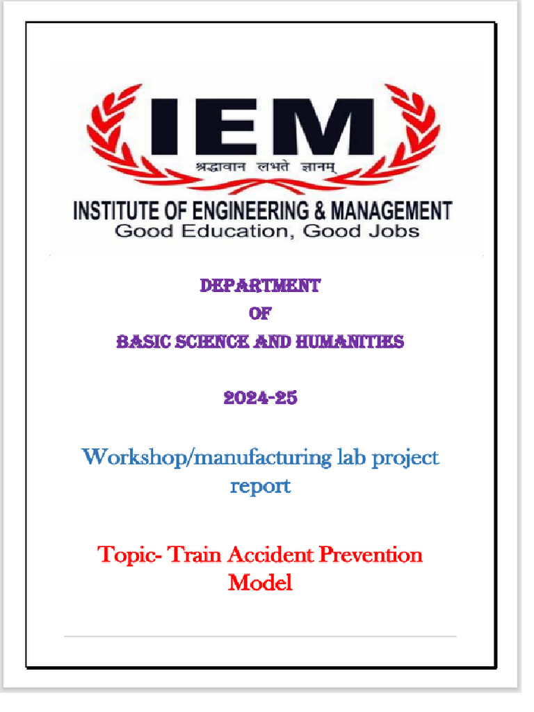 Workshop Project Report | PDF