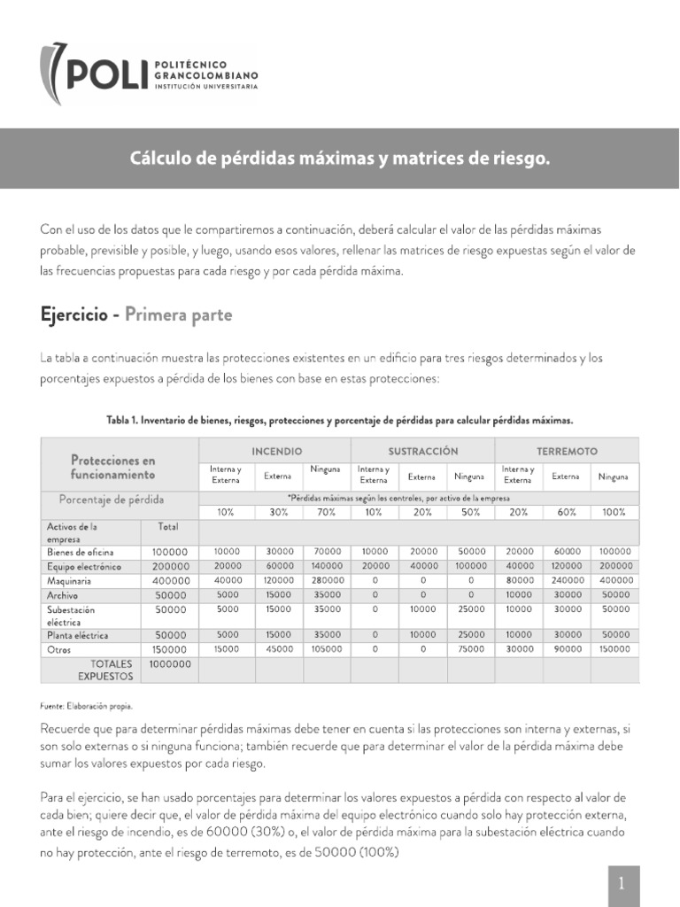 Descargable Adm Riesgos | PDF